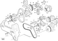 China VOE21422767 Belt tensioner Volvo.Heavy parts A25D, A25E, A30D, A40F/G, A40F/G FS, A45G, A45G FS, A60H, EC750D, EC750E, EC950E, FB2800C, FBR2800C for sale