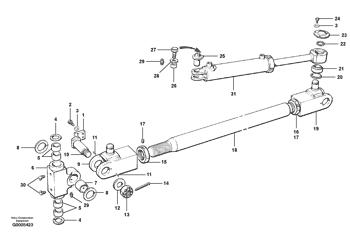 China CH87187 Bushing Volvo.Heavy parts G700 MODELS, G700B MODELS for sale