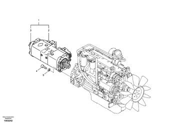 China SA8230-08800 Gear pump Volvo.Heavy parts for sale
