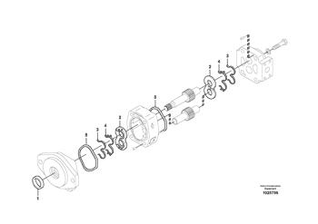 China VOE14561971 Gear pump Volvo.Heavy parts EC330B, EC360B, EC360C for sale