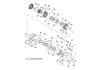 China RM13229141 Gear Volvo.Heavy parts SD116DX/SD116F, SD122, SD130/D/DX/F for sale