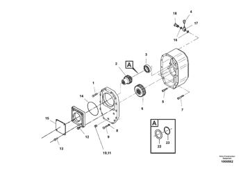 China RM13268370 Gear Volvo.Heavy parts SD100C, SD110, SD110C/SD110 for sale