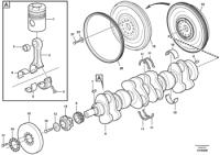 China VOE20411189 Crankshaft Volvo.Heavy parts A35D, A35E, A35E FS, A40D, EC330B, EC330C, EC360B, EC360C, EC360CHR, EC460B, EC460C, EC460CHR, L150E, L150F, L180E, L180F, L180F HL, L220E, L220F, PL4608, PL4611, T450D for sale