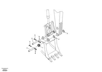 China VOE14511055 Pin Volvo.Heavy parts EC240, EC240B, EC240C, EC250D, EC250E, EC290C, FC2924C, FC3329C for sale