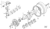 China VOE11994472 Crankshaft Volvo.Heavy parts EC160, EW140, EW160, L50C, L50D for sale
