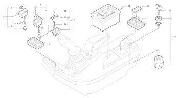 China PJ5160317 Control lamp Volvo.Heavy parts EC25, EC30 for sale