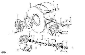 China CH55325 Brake Caliper for sale
