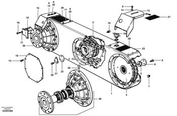 China CH68920 Brake Shield Volvo.Heavy parts G700 MODELS, G700B MODELS for sale