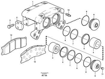 China VOE6211532 Piston Volvo.Heavy parts 4300, 4300B, 4400, 4500, 4600, 4600B, 5350, 5350B, 6300, 861, A20, A20C, A20C VOLVO BM, A25 VOLVO BM, A25B, A25C, A25C VOLVO BM, A25D, A25E, A30 VOLVO BM, A30C, A30C VOLVO BM, A30D, A30E, A35D, EL70 V... for sale