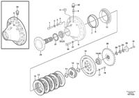 China CH89301 Brake Housing Volvo.Heavy parts G700 MODELS, G700B MODELS for sale