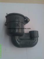 China Cast iron Goose Neck Air Pipe Heads JIS F3012 5K,10K for sale