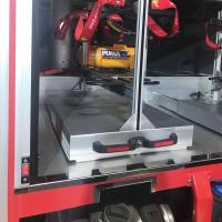 China ST-001 Fire Truck Storage Aluminium Sliding Tray High Strength 150KGS Loading Capacity for sale