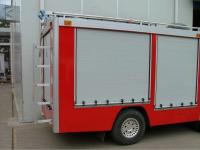 China Back Folding Aluminum Extension Ladder Stand for Fire Truck for sale