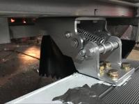 China SS Truck Door Hinge Cargo Control  Dependent Unit Structure Silver Color for sale