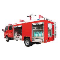 China ISUZU 2000L Fire Truck Parts Water Tank Fire Truck Horsepower < 150hp for sale