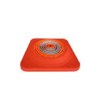 China Plastic Firefighter Rescue Equipment Traffic Barrier / Red Plastic Cone for sale