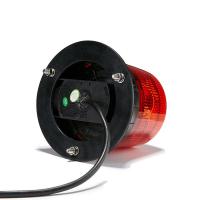 China LED Flashing Emergency Rotating Beacon DC10-30V Rated Voltage 146mm Diameter for sale