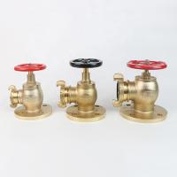 China Customized Brass Natural Or Red Painted Right Angle Fire Hydrant Angle Valve for sale