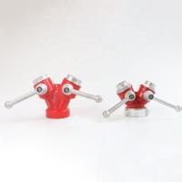 China Aluminum Or Brass Safety Equipment Rescue Tools Red Paint Finished Fire Water Divider for sale