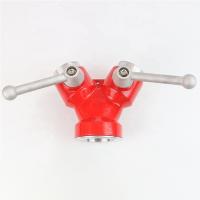 China Aluminum Or Brass Safety Equipment Rescue Tools Red Paint Finished Fire Water Divider for sale