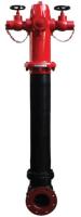 China 3 Way Dry Hydrant Fire Coupling Cast Iron Material 100mm Flanged Inlet for sale