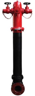 China 3 Way Dry Hydrant Fire Coupling Cast Iron Material 100mm Flanged Inlet for sale