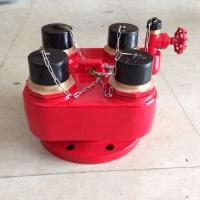China 4 Way Breeching Inlet Fire Hydrant Valve 10Bar - 15Bar Working Pressure for sale