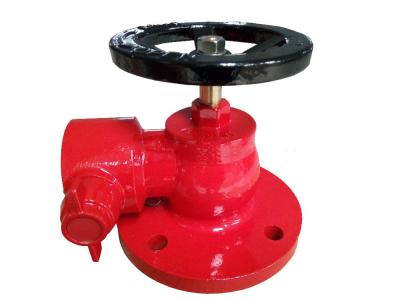 China Right Angle Fire Hydrant Landing Valve Grey Cast Iron To BS 1452 Handwheel for sale