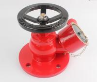 China Copper Alloy Fire Coupling Brass Landing Valve Oblique Type HY001-002D-00 for sale