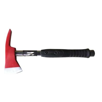 China 1.2kg Total Weight Fire Axe 700g Steel Tube Handle 1045# Carbon Steel Material for sale