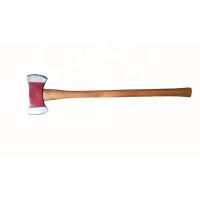 China Double Bit Axe Fire Truck Parts 3.5lb Head Weight With Wooden Handle for sale