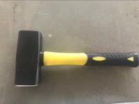 China French Type Firefighter Rescue Tool Stoning Hammer With Plastic Coating Handle for sale