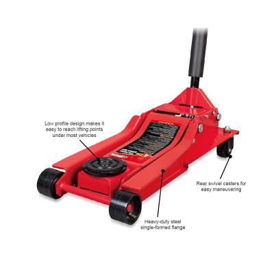 China J&M Truck Garage Equipment 4 Ton Hydraulic Garage Jack Hydraulic Technology for sale