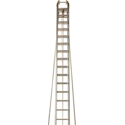 China Fiberglass Straight Ladder D-Type Rungs for sale