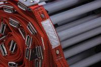 China 18kg Aluminum Material Fire Escape Rope Ladder 30cm Width JMZ10 Model for sale
