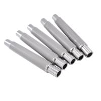 China Precision Stainless Steel Water Filter Cartridge 0.5-200 Micron 99.99% Efficiency with Threaded or Flanged Connection for sale