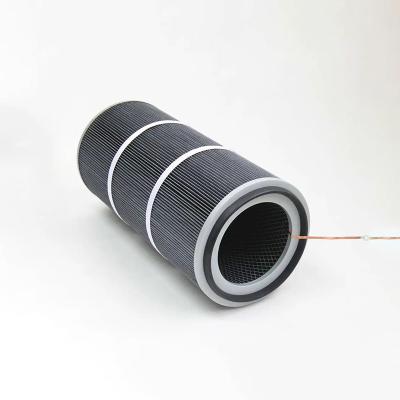 China 1 Micron Industrial Dust Filter Cartridge with 10 Porosity Fiberglass Construction for Allergen-Free Environments for sale