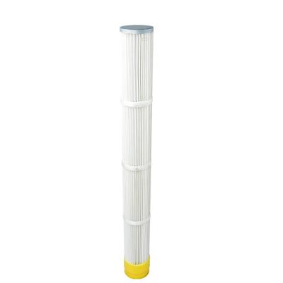 China Industrial Dust Filter Cartridge 1 Micron 95%+ Efficiency for Metal Processing and Welding Fume Control for sale