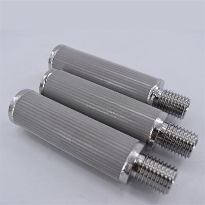 China Stainless Steel High Precision Filter Cartridge 0.5-200 Microns 150°C For Industrial Water Treatment for sale