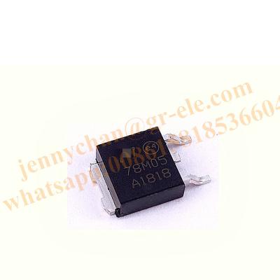 China L78M05CT 78M05 78M05A T0252/TO220 three-port positive current fixed voltage regulator for sale