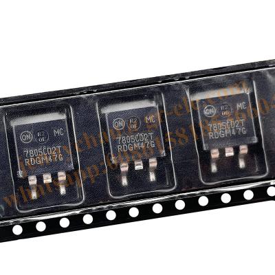China New original MC7805CD2TR4G silk screen 7805CD2T patch TO263-2 three-terminal regulator for sale