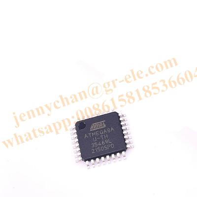 China New ATMEGA8A-AU ATMEGA8A U-TH package QFP32 8-bit microcontroller chip for sale