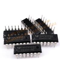 China New imported CD4001BE CD4001 DIP-14 in-line four 2 input or not gate for sale
