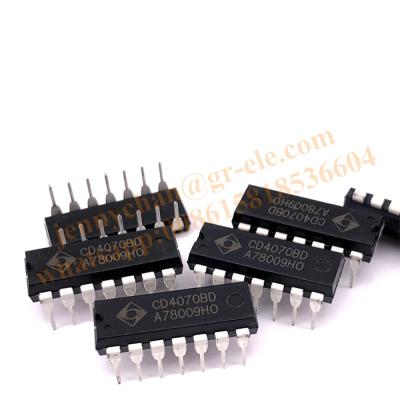 China New original CD4070BE CD4070 DIP14 logic gate and inverter chip for sale