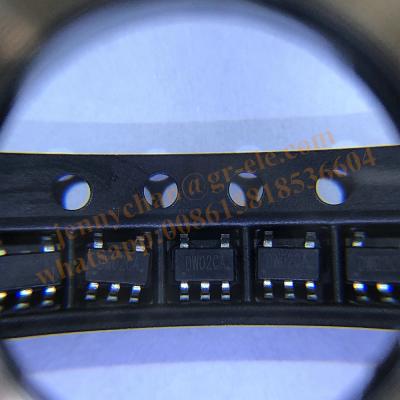 China New original DW02CA SOT23-5 2-in-1 lithium battery protection IC chip for sale
