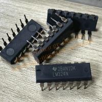 China In-line LM324N DIP-14 quad-channel operational amplifier IC chip for sale