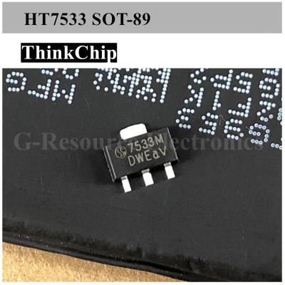 China HT7533-1 S0T-89 7550 SMD Fixed 3.3 V Ldo Voltage Regulator 4V To 24V In 100mV Dropout for sale