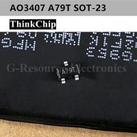 China AO3407 AO3404 A79T SOT-23 A79T P-Channel -30V -4.1A T1.4W  SMD mosfet transistor New original for sale