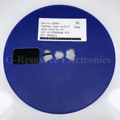 China 8205A 8205S 8205 MOSFET Power Transistor Lithium Battery Protection Chip SOT23-6 for sale