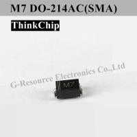 China M1 M2 M3 M4 M6 M7 1N4007 General Purpose Rectifier DO-214AC 50-1000V 1A for sale